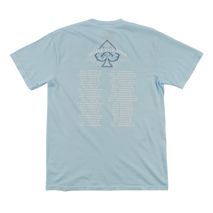 Deuces Wild Spade Tour T-Shirt - Chambray – Tedeschi Trucks Band MT